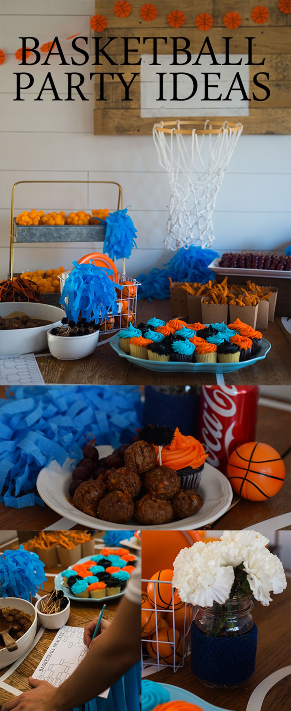 Fun Basketball Tournament Party Set-Up